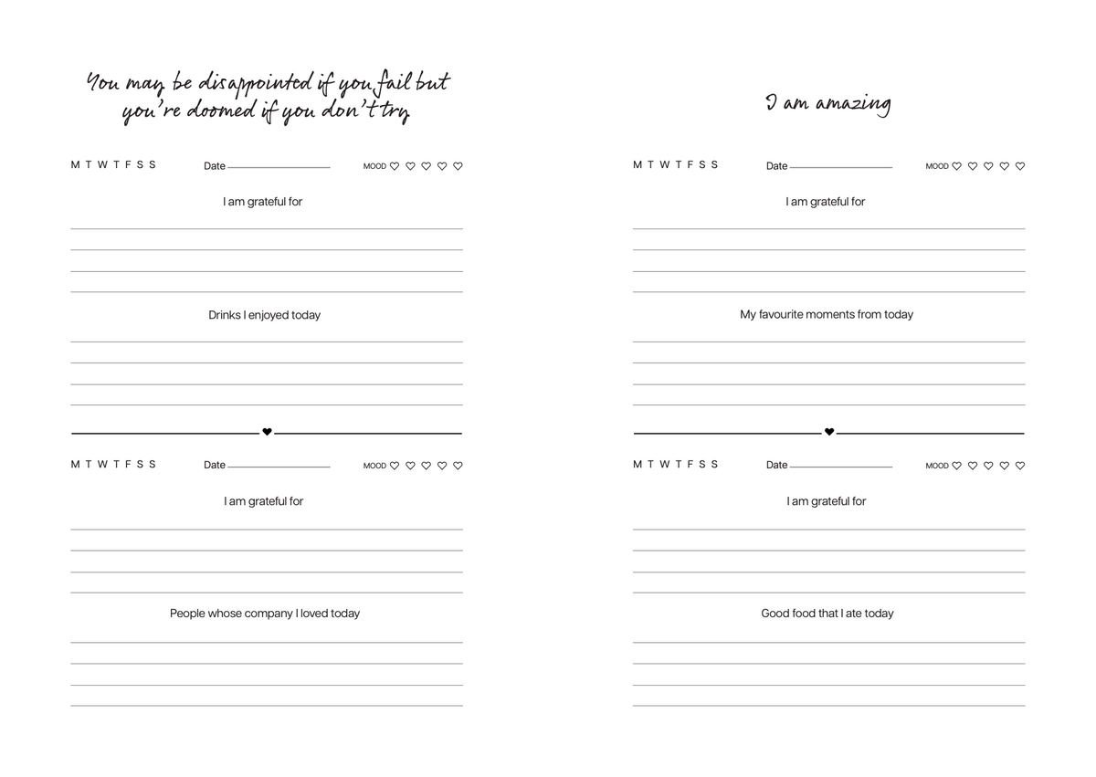 Gratitude Journal (NOW AVAILABLE ON AMAZON - LINK BELOW) – Amie Wiley